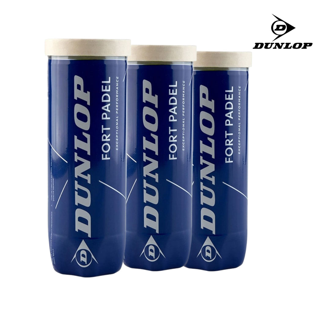 Dunlop Fort Padel Balls 3x3 pc | Padelshop.com – PadelShop.com